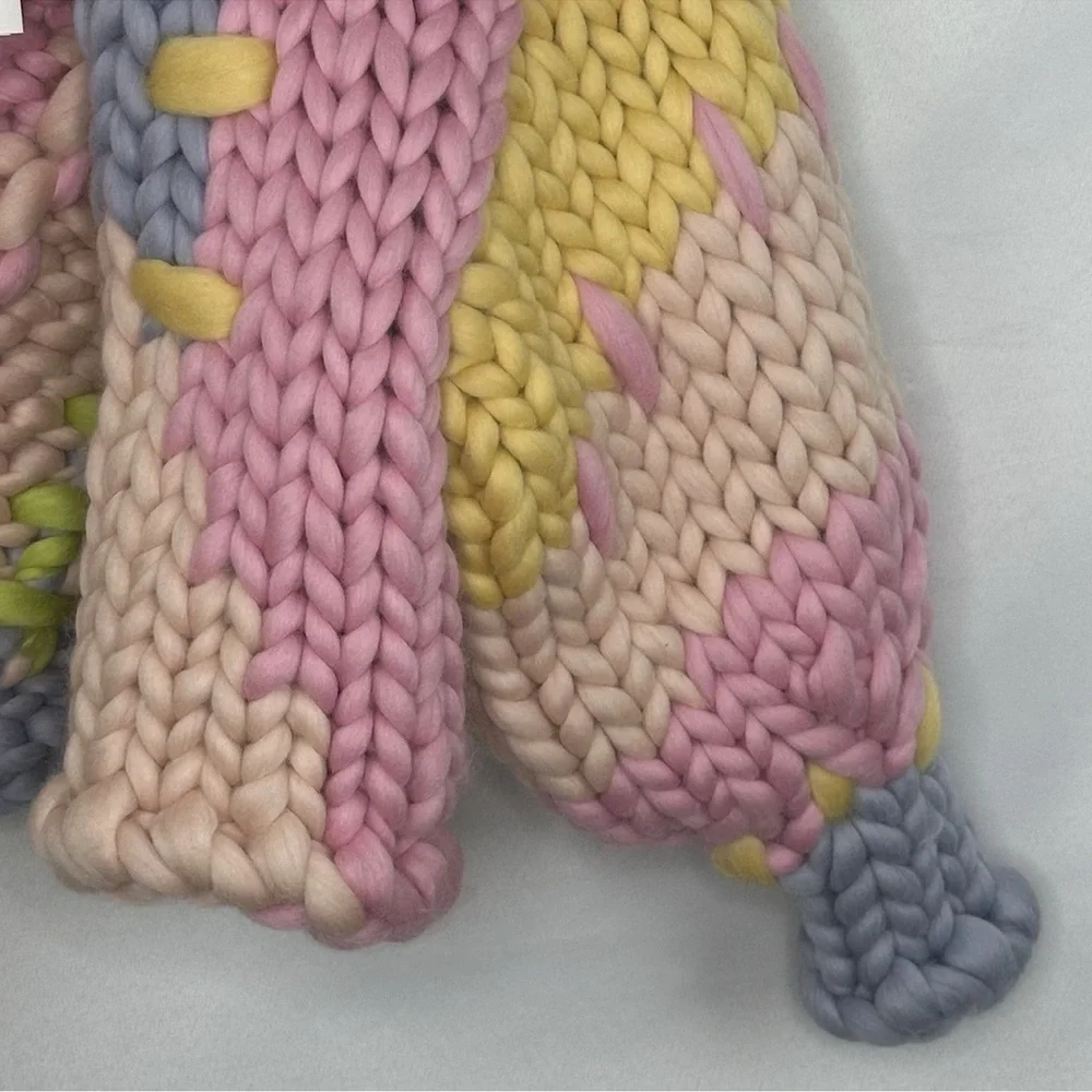 Hope Macaulay | Sweaters | Hope Macaulay Pastel Colossal Knit Cardigan ...